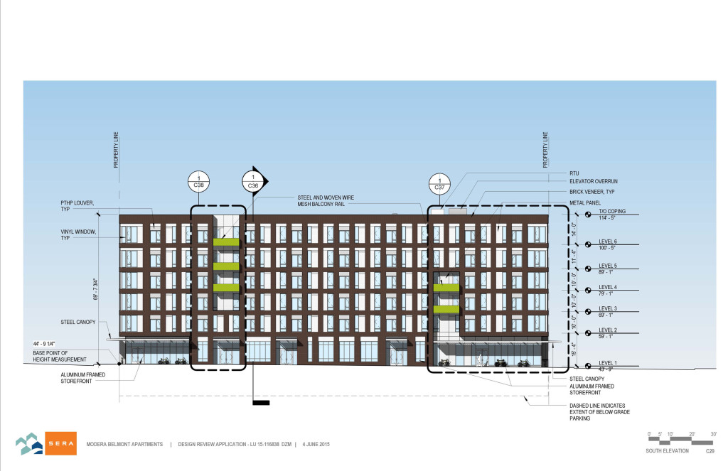 Modera Belmont continuing through Design Review – Next Portland