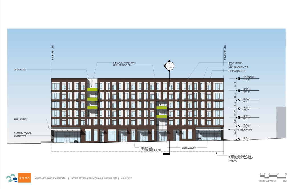 Modera Belmont continuing through Design Review – Next Portland