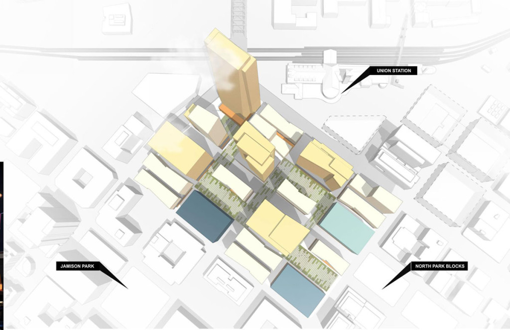 Concepts released for redevelopment of USPS site - Next Portland