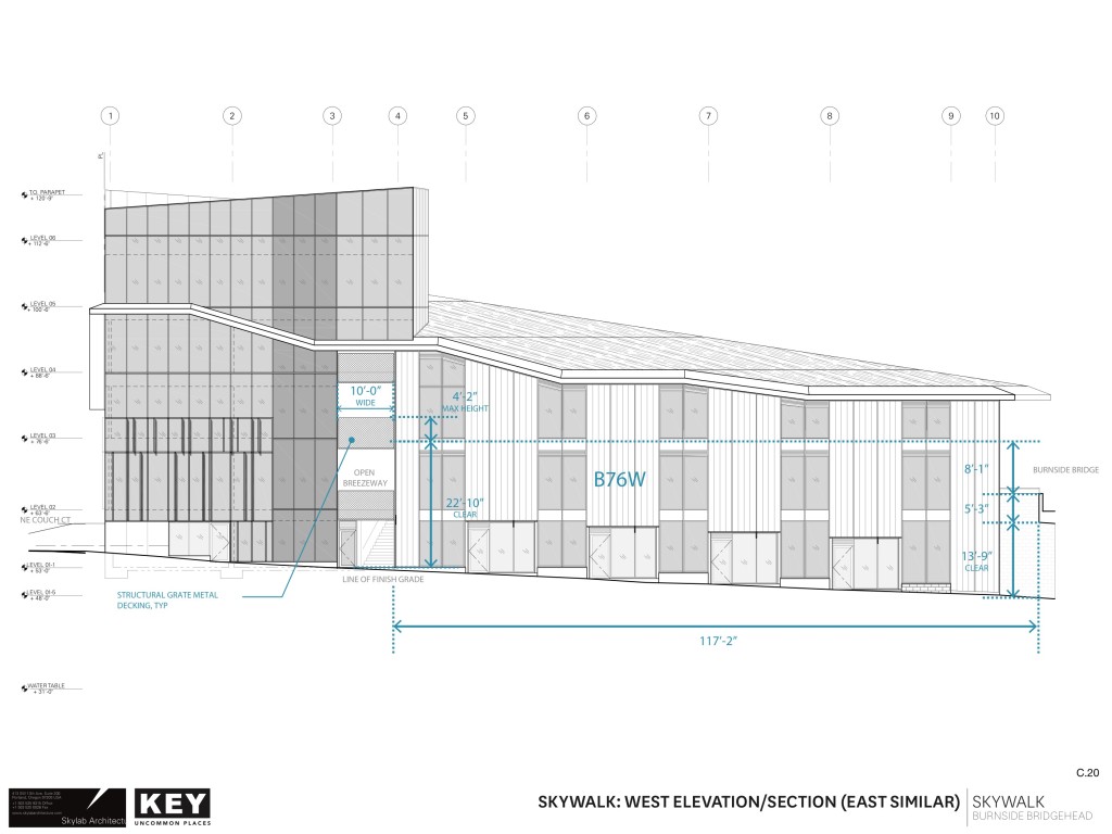 Skylab presents skywalk to Design Commission (images) – Next Portland