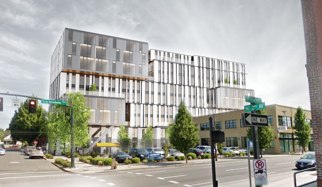 Works Partnership planning 9 story wood building near NE Broadway ...