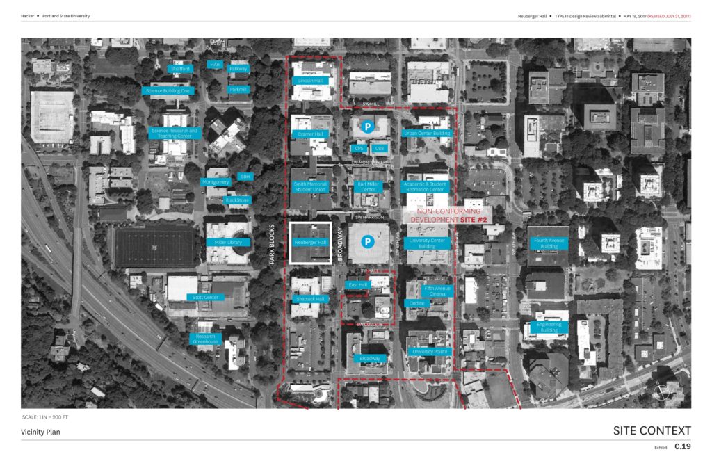 Renovation of PSU Neuberger Hall Approved (images) – Next Portland