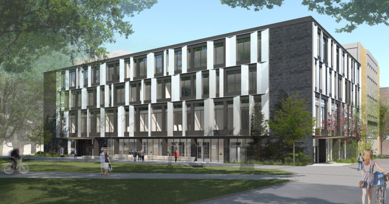 Renovation of PSU Neuberger Hall Approved (images) – Next Portland