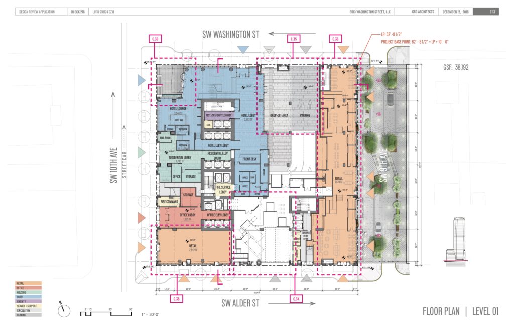 Design Commission Approves Block 216 Tower (images) – Next Portland