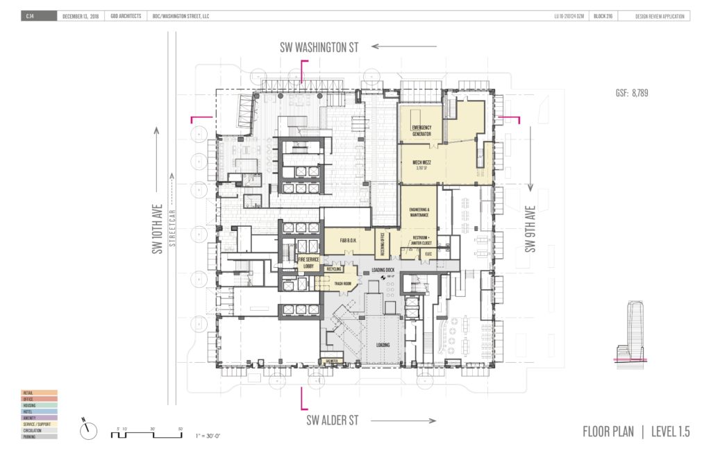 Design Commission Approves Block 216 Tower (images) – Next Portland