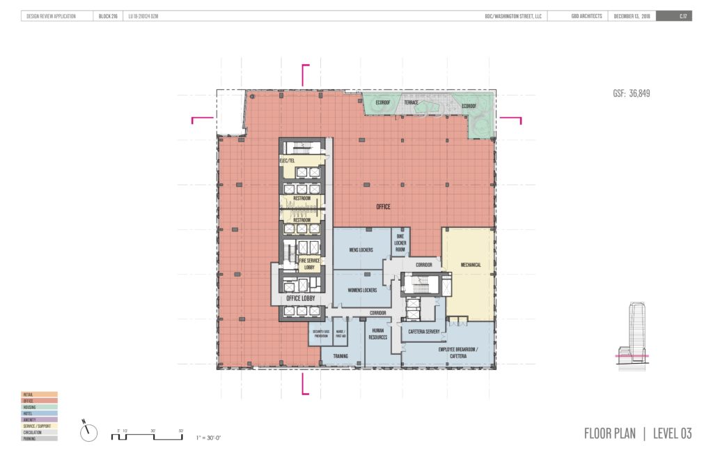 Design Commission Approves Block 216 Tower (images) – Next Portland