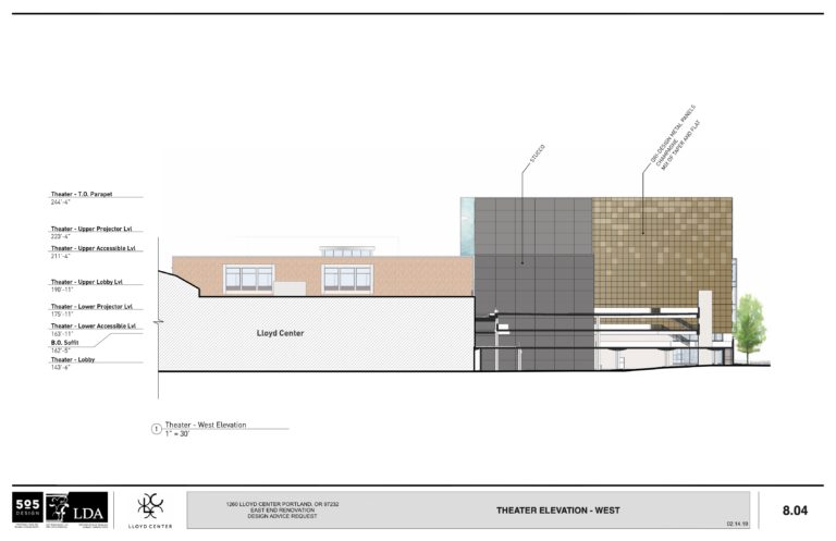Revised Concept for Lloyd Theater Addition Receives Design Advice ...