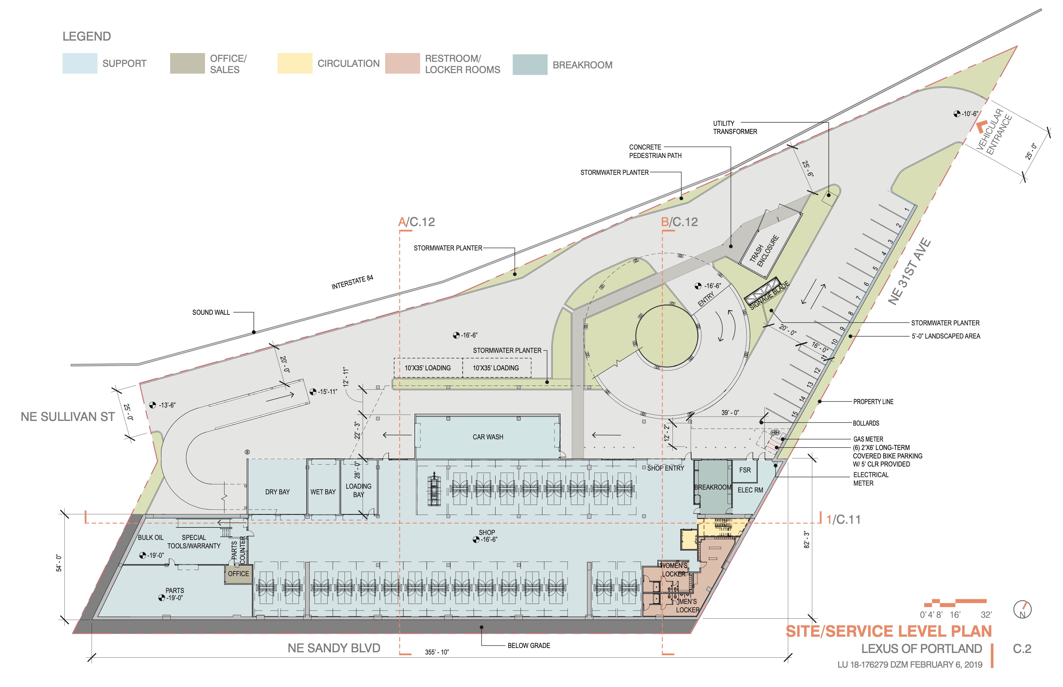 New Lexus Dealership on NE Sandy Approved (images) – Next Portland
