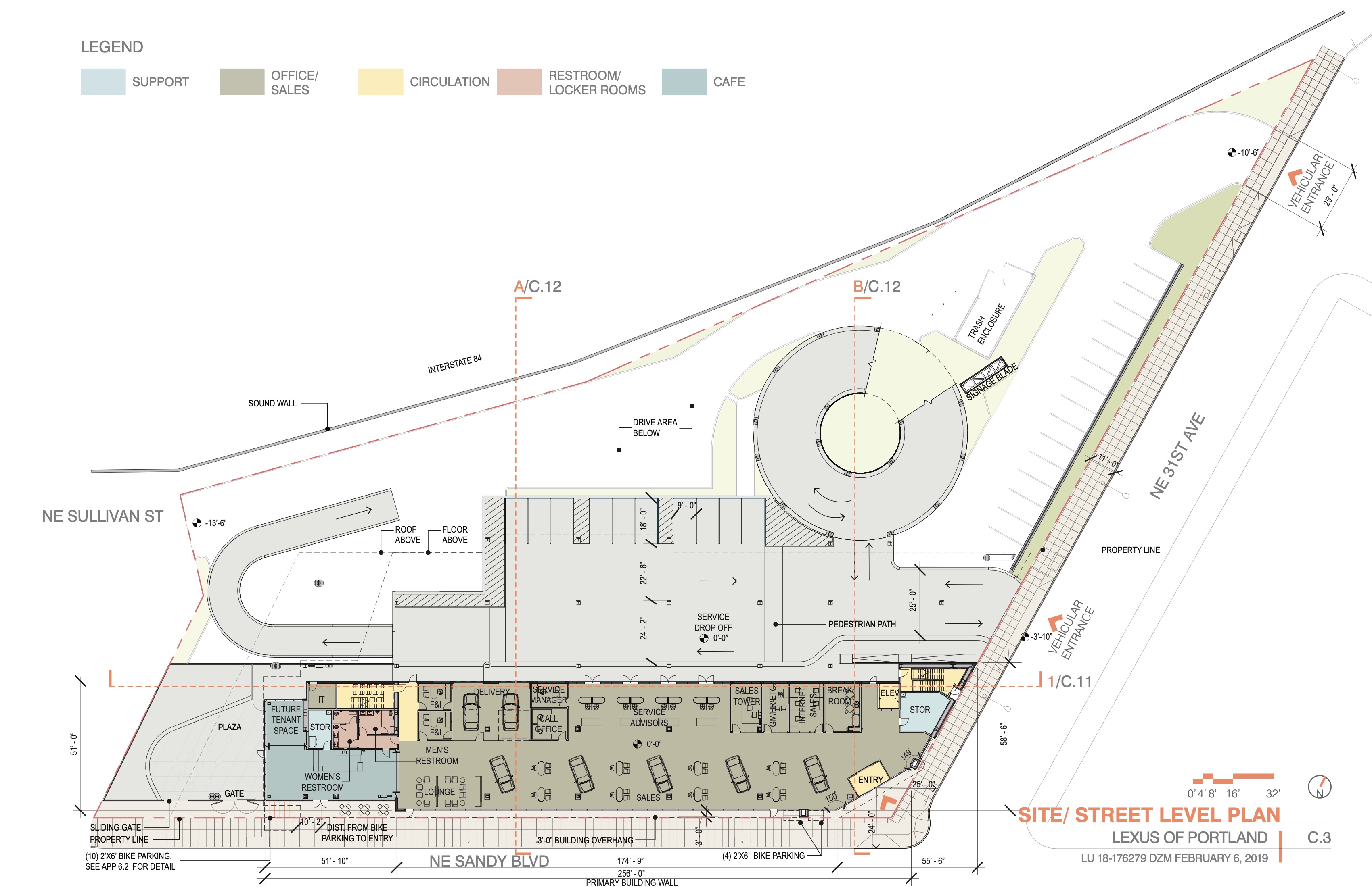 New Lexus Dealership on NE Sandy Approved (images) – Next Portland