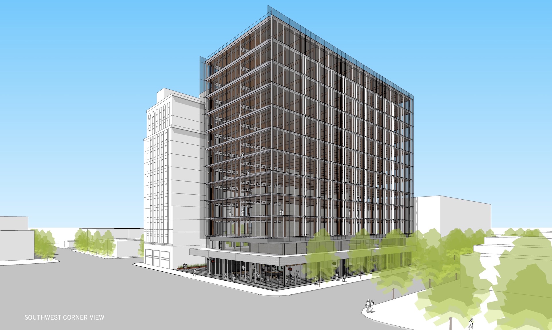 12-story Office Building at the Weatherly Site Receives Design Advice ...