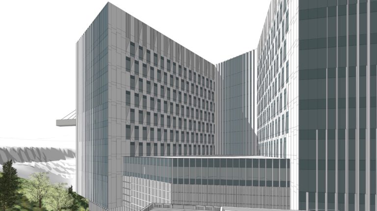 OHSU Hospital Expansion Presented to Design Commission (images) – Next ...