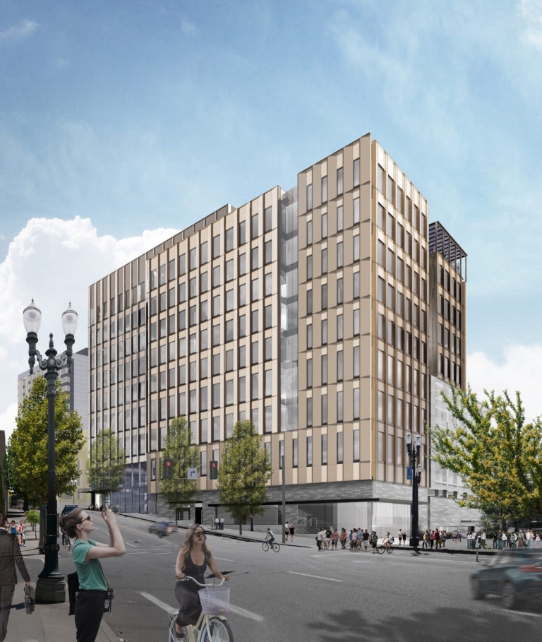 100 Multnomah Office Building Approved by Design Commission (images ...