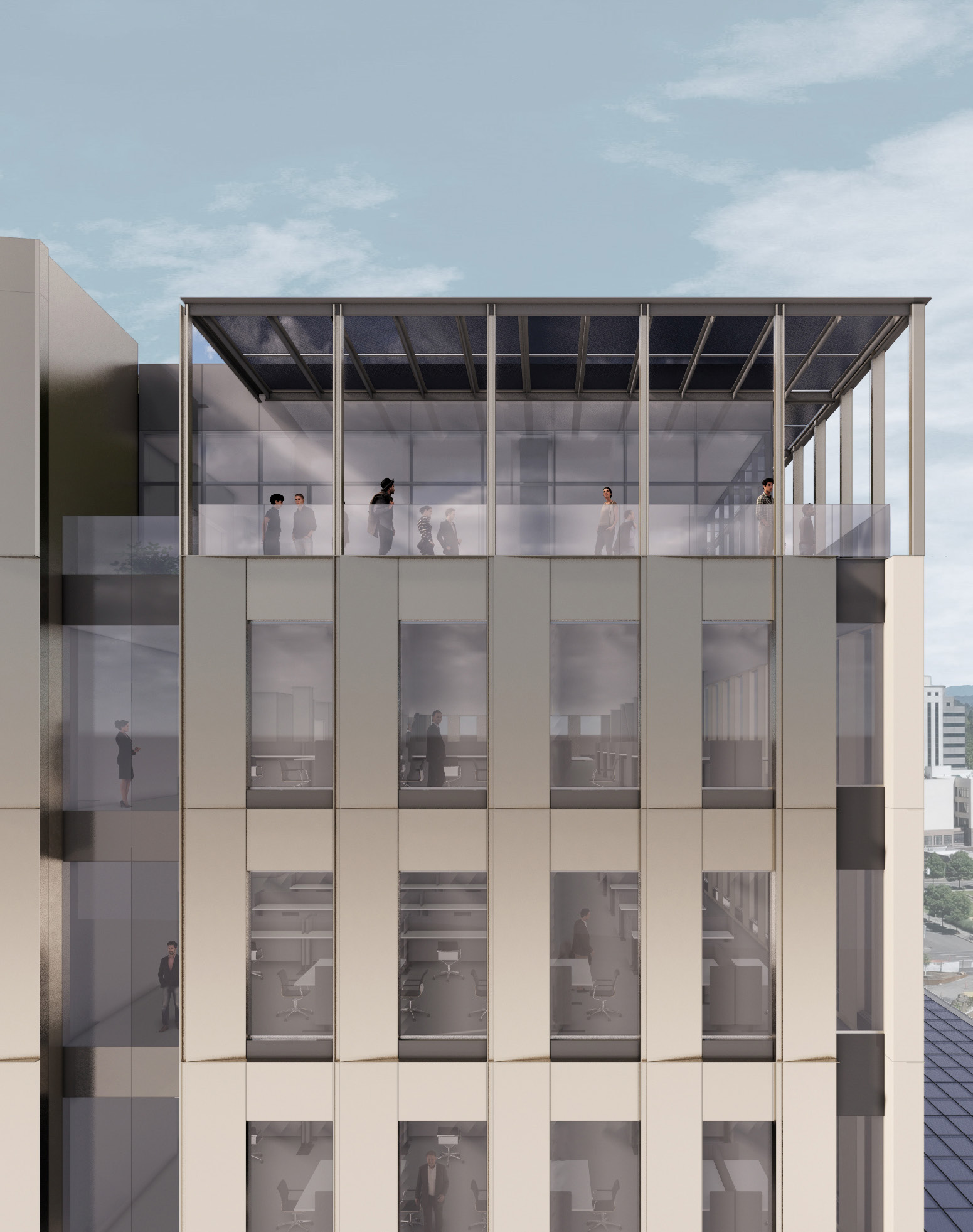 100 Multnomah Office Building Approved by Design Commission (images ...