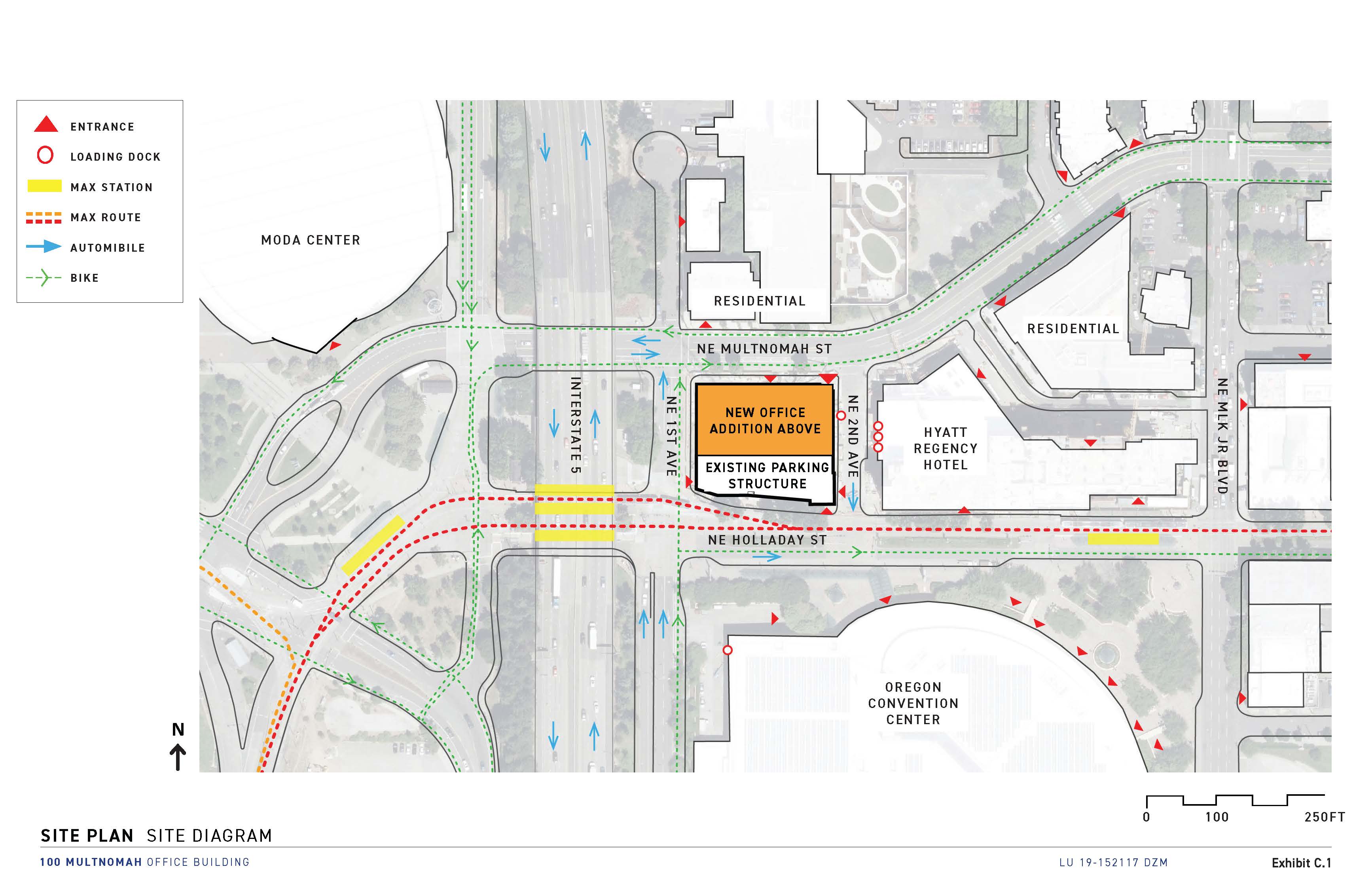 100 Multnomah Office Building Approved by Design Commission (images ...