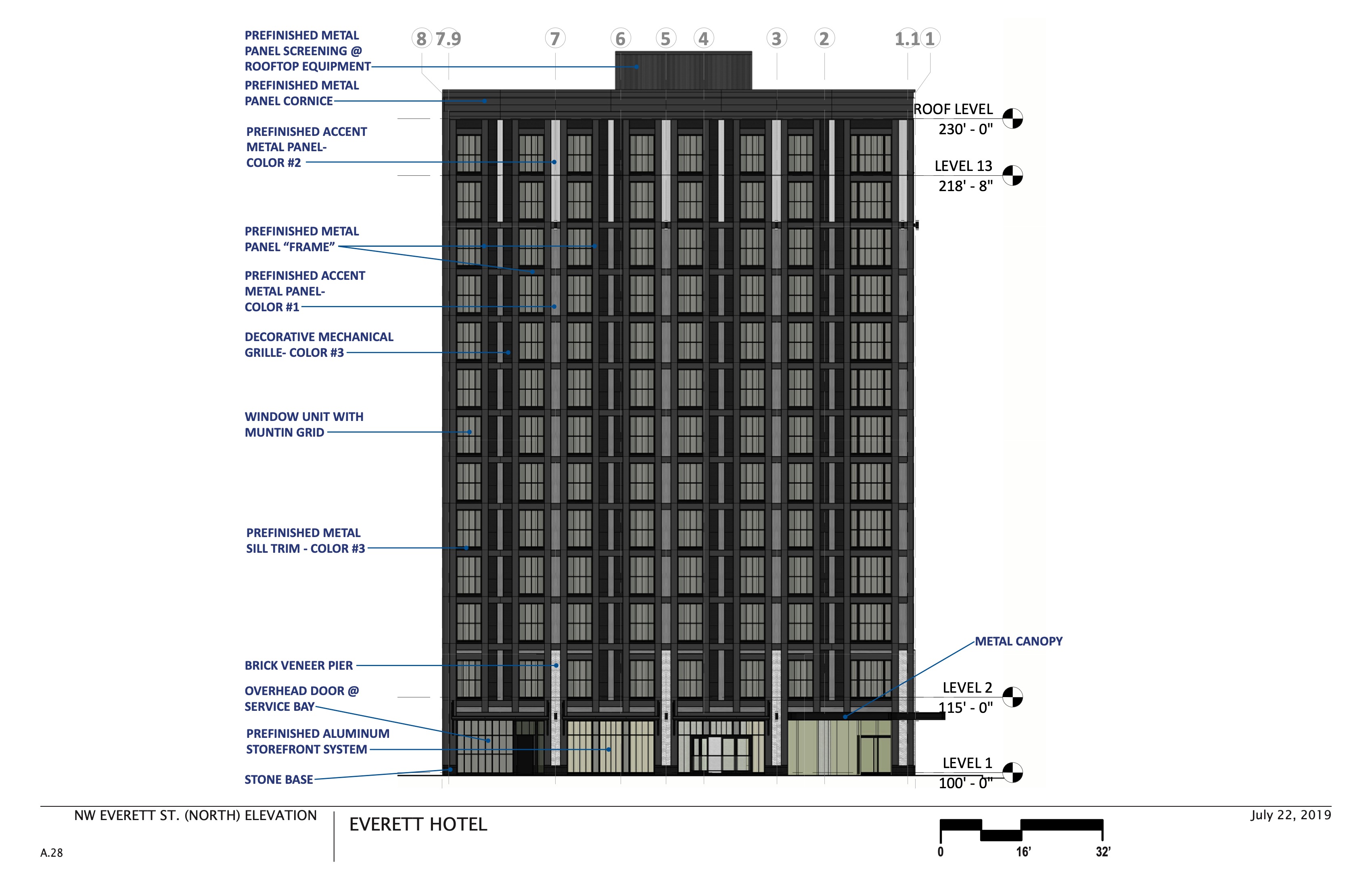 Everett Hotel Receives Design Advice (images) - Next Portland