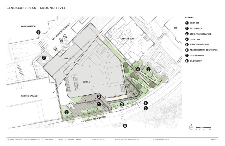 OHSU Hospital Expansion Returns in Front of Design Commission (images ...