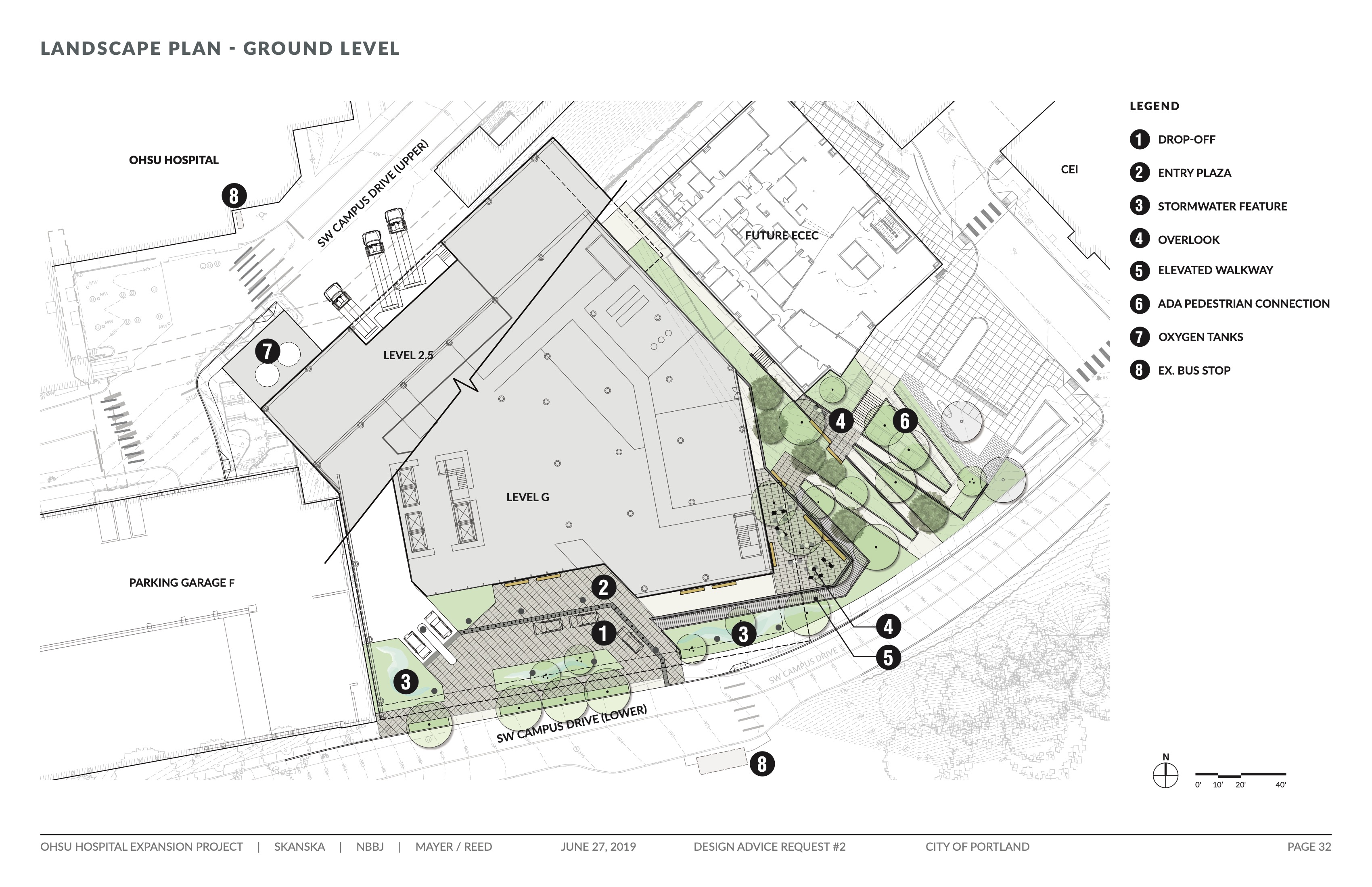OHSU Hospital Expansion Returns in Front of Design Commission (images ...