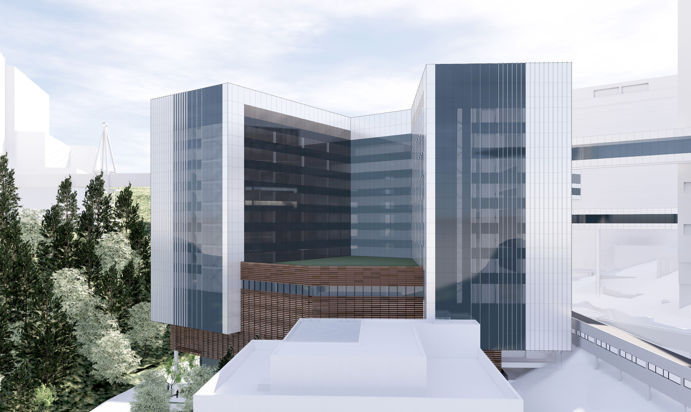 OHSU Hospital Expansion Returns in Front of Design Commission (images ...