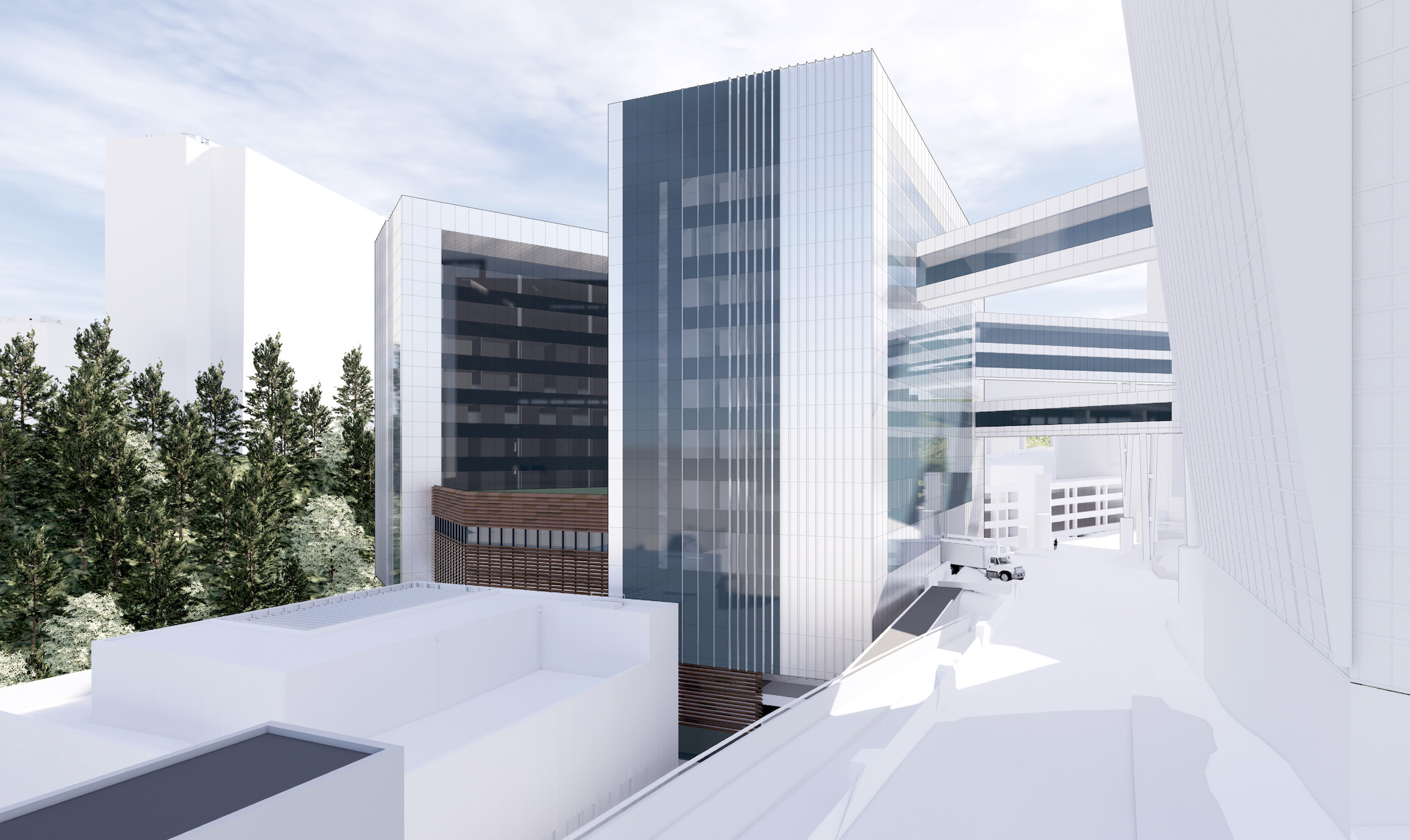 OHSU Hospital Expansion Returns in Front of Design Commission (images ...