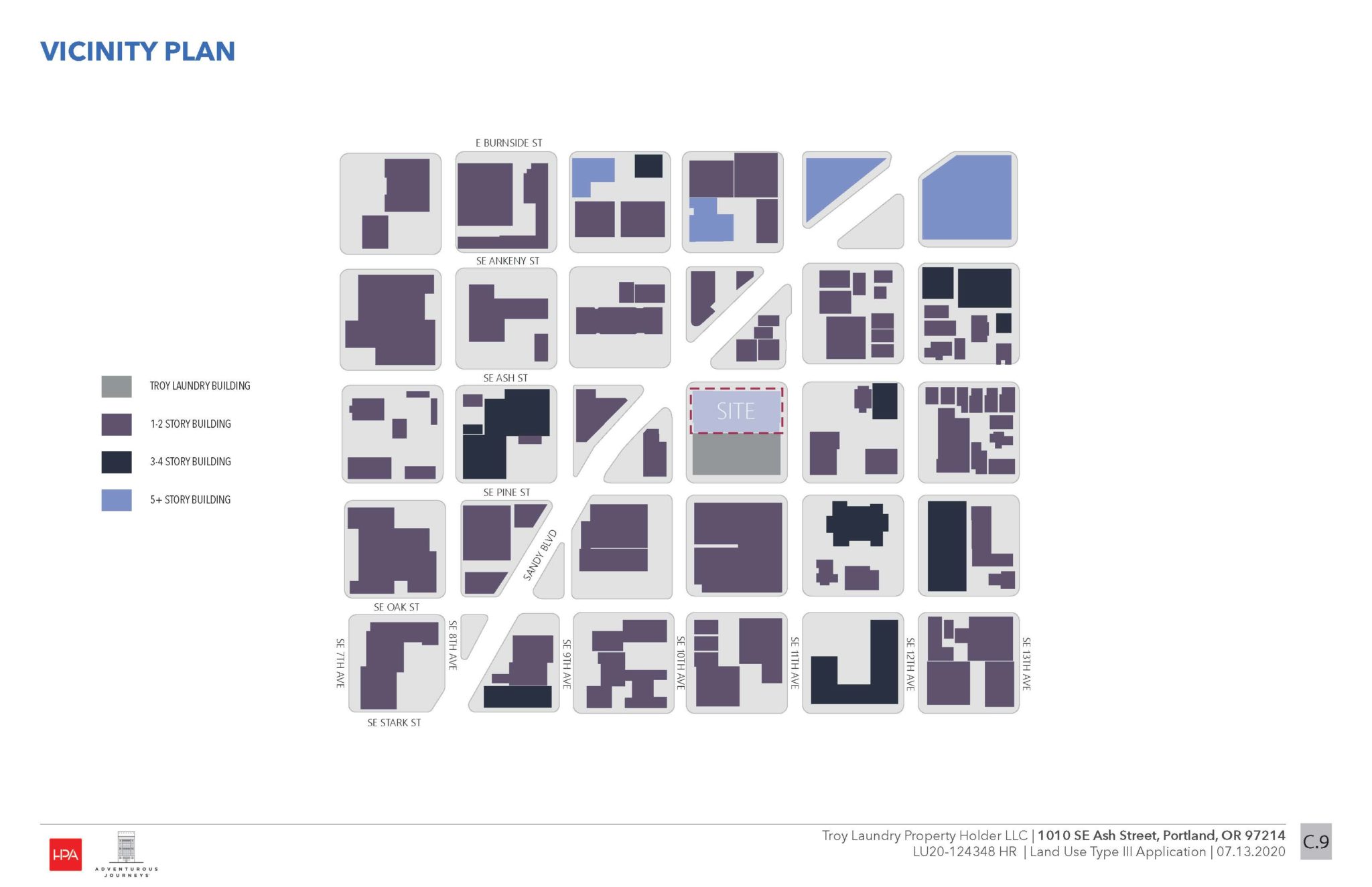 1010 SE Ash Approved by Landmarks Commission (images) – Next Portland