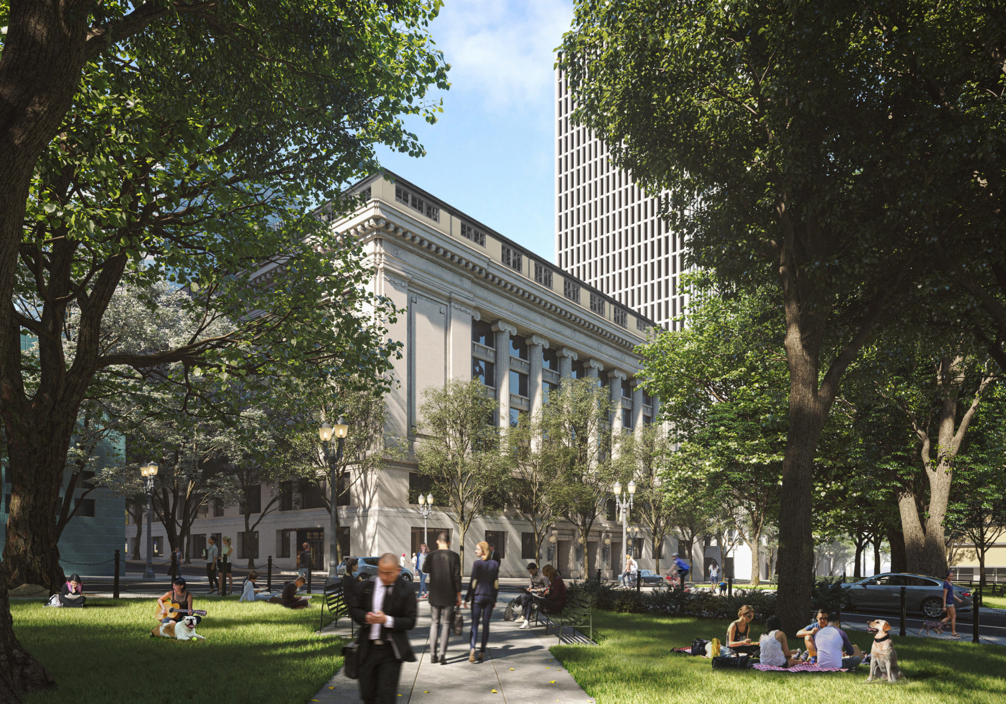 Multnomah County Courthouse Re-Use Approved (images) - Next Portland