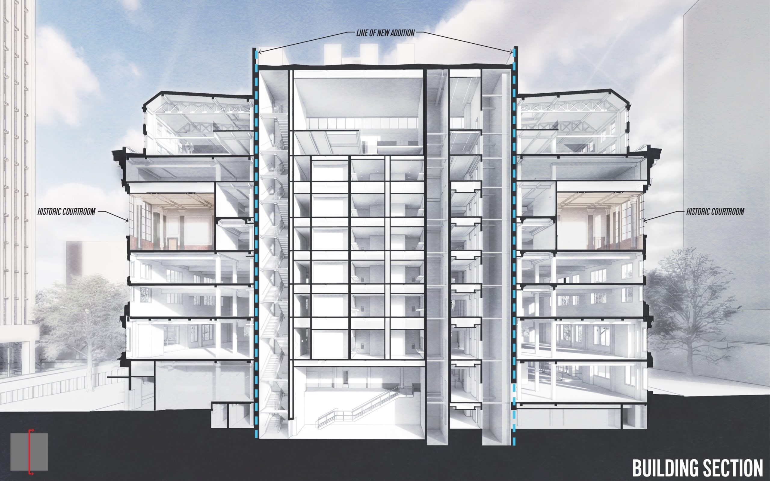 Multnomah County Courthouse Re-Use Approved (images) – Next Portland