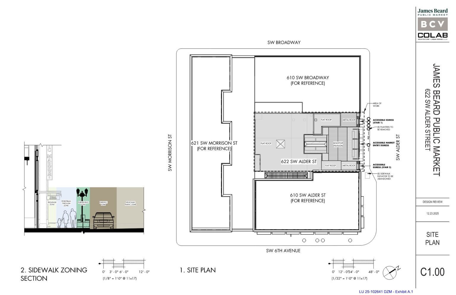 Designs for James Beard Public Market Approved (images) - Next Portland